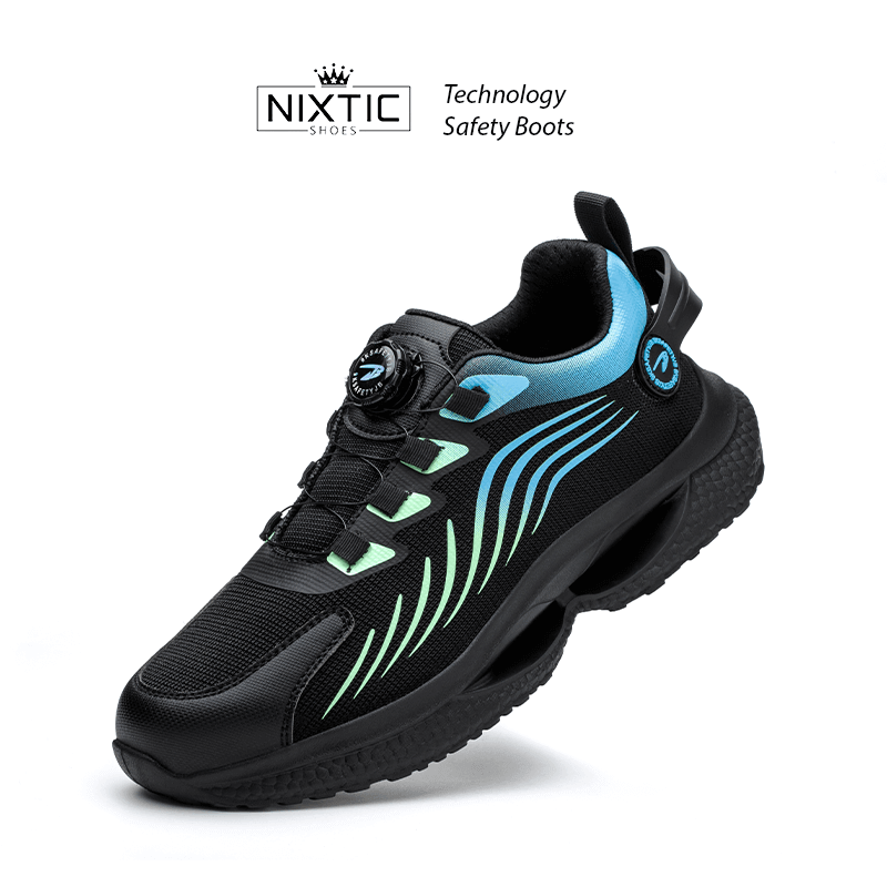 Nixtic™ Infiniti XO Technology Safety Boots 3.0 Blue – Nixtic Shoes