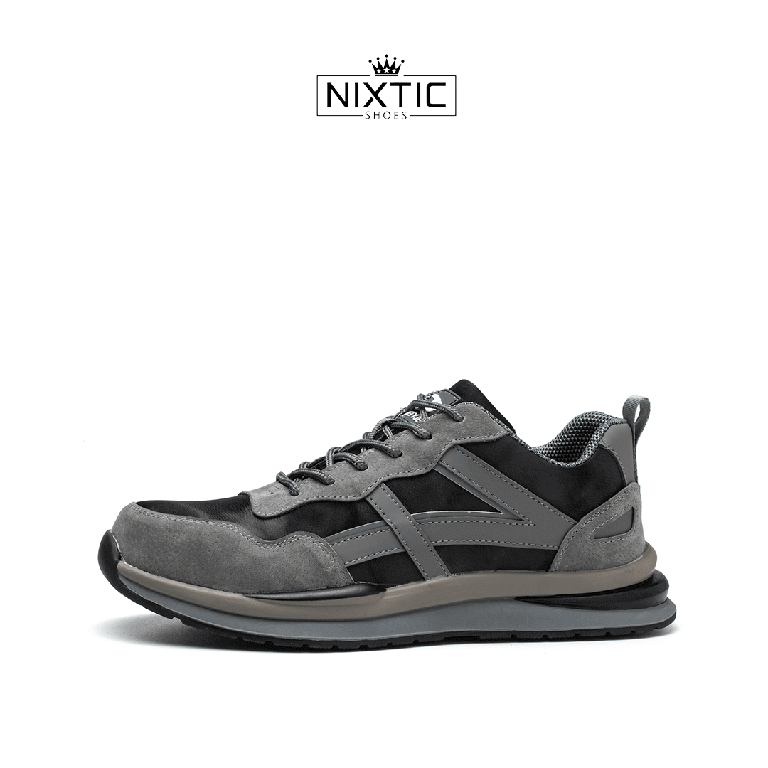 Nixtic™ Oxford Waterproof XO Grey – Nixtic Shoes